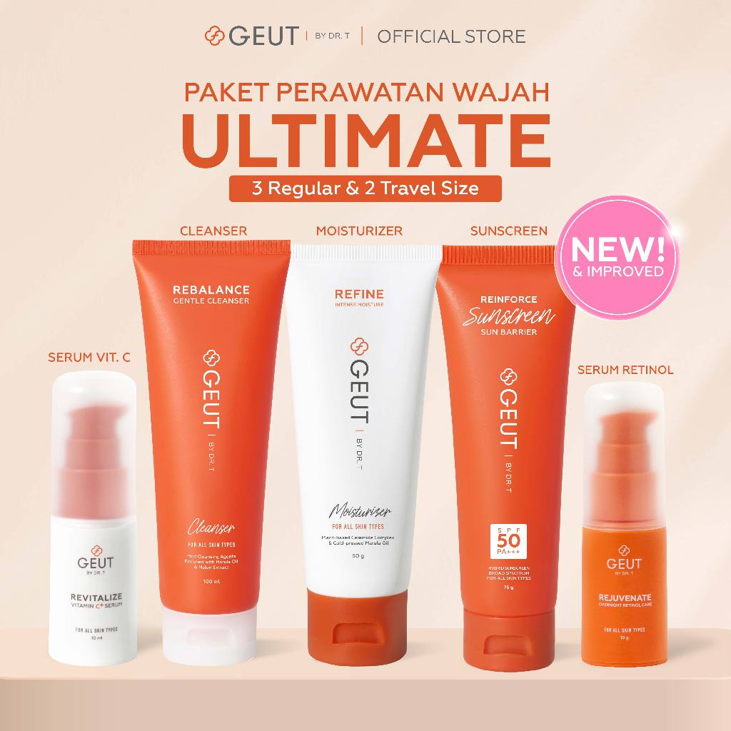 Jual GEUT KISS Ultimate Set 5pcs (Paket Wajah Kulit Indah Sehat ...