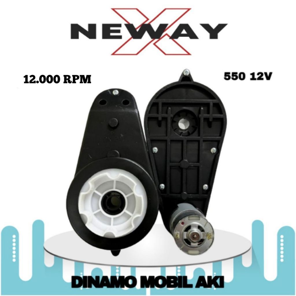Jual Dinamo dan Gearbox 550 12 Volt 12000 RPM Volt Mobil Motor Aki ...