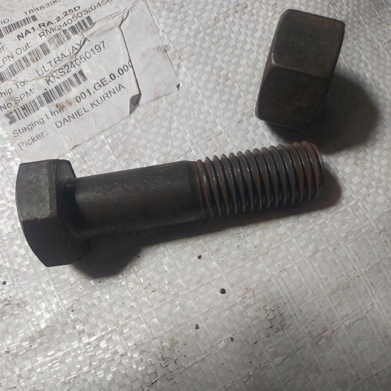 Jual Baut HTB A325 M19x70 atau Baut HTB A325 3/4x2¾" Baut Baja WF ...