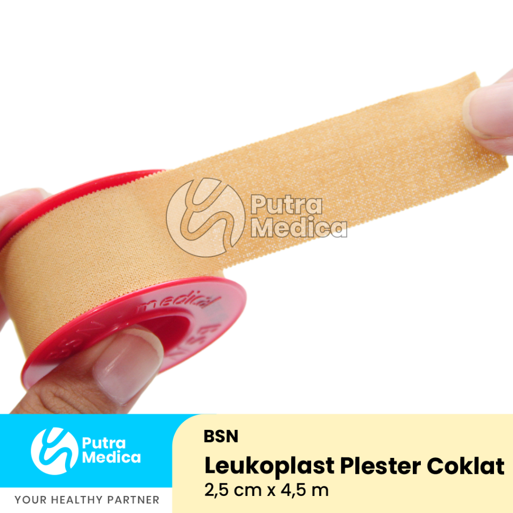 Jual Essity Leukoplast Plester Coklat Roll 2,5cm x 4,5m / Plaster Kain Gulung Perekat Penutup ...