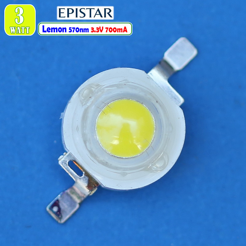 Jual HPL 3W Led 560nm 570nm Kuning Hijau Lemon Lime Lampu Led Dekorasi ...