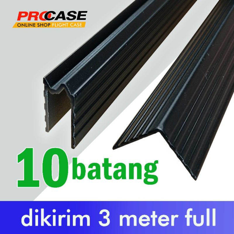 Jual Aluminium Hitam 3 mtr ( 10 batang ) | Shopee Indonesia