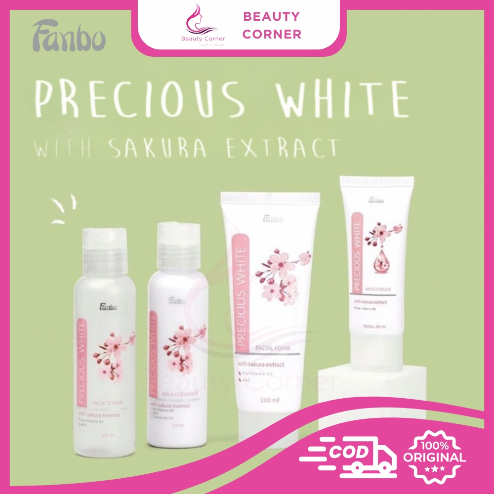 Jual Fanbo Precious White With Sakura Extract Series (Milk Cleanser ...