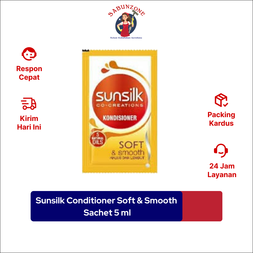 Jual Kondisioner Sunsilk Conditioner Soft & Smooth Sachet 5 ml | Shopee ...