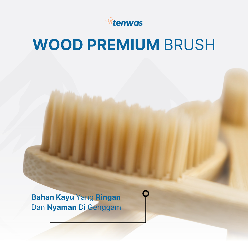 Jual Tenwas Sikat Mini Halus | Wood Premium Brush | Shopee Indonesia