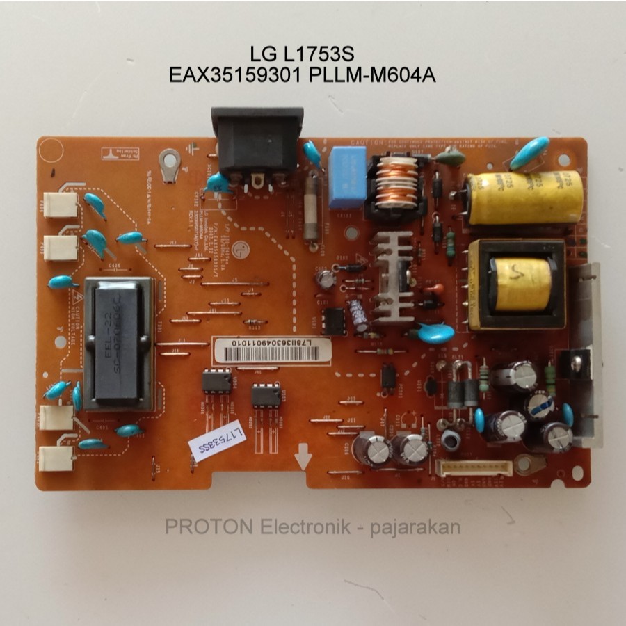 Jual PSU LCD Monitor LG L1753S EAX35159301 PLLM-M604A 2300KPG071A(LY)-F ...