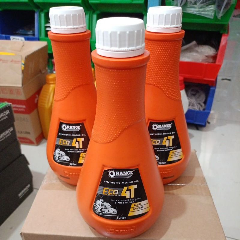 Jual OLI ORANGE 4T SAE 40 1 LITER | Shopee Indonesia