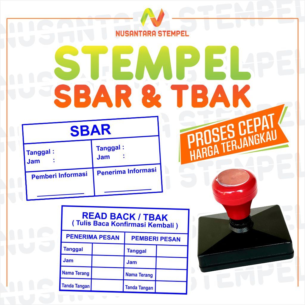 Jual Stempel Dokter SBAR Flas Stamp TBAK Custom | Shopee Indonesia