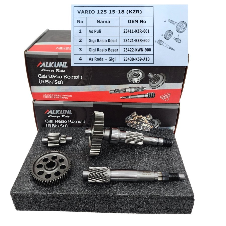 Jual Gigi Rasio Assy Counter Shaft Gear Final As Pulley Pulli Puli Puly ...