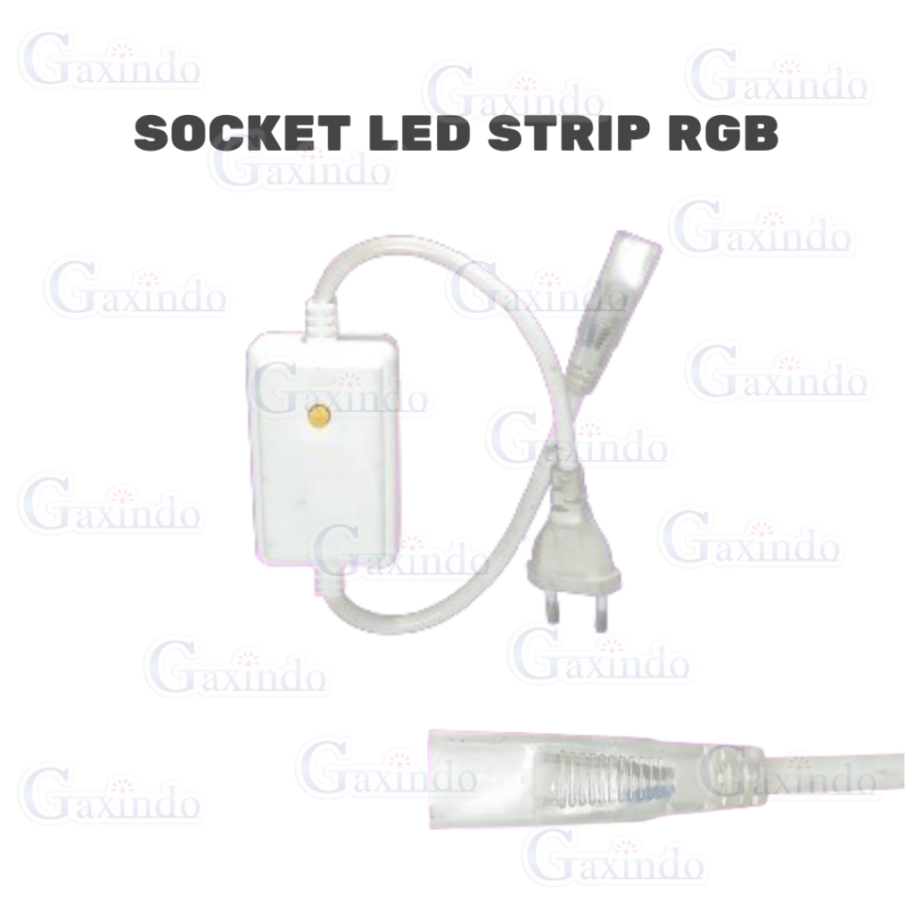 Jual SOCKET LED STRIP RGB ADAPTOR MULTI SMD 5050 FLASHER F1033 LAMPU ...
