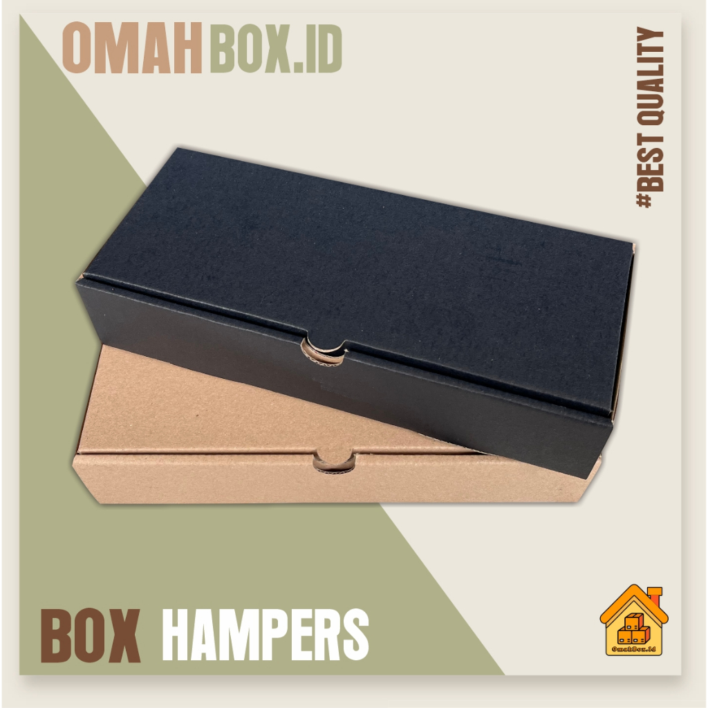 Jual Box Hampers 25x10x5 cm E FLUTE | kardus box polos | kardus diecut ...