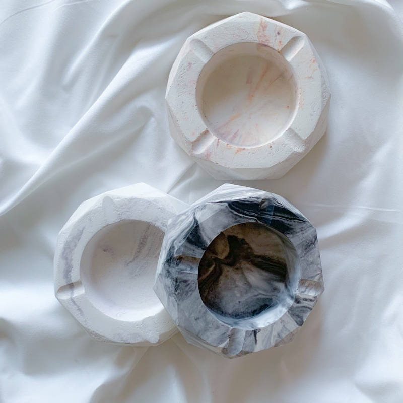 Jual Asbak rokok bulat aesthatic/ asbak coasters/ asbak unik tempat ...