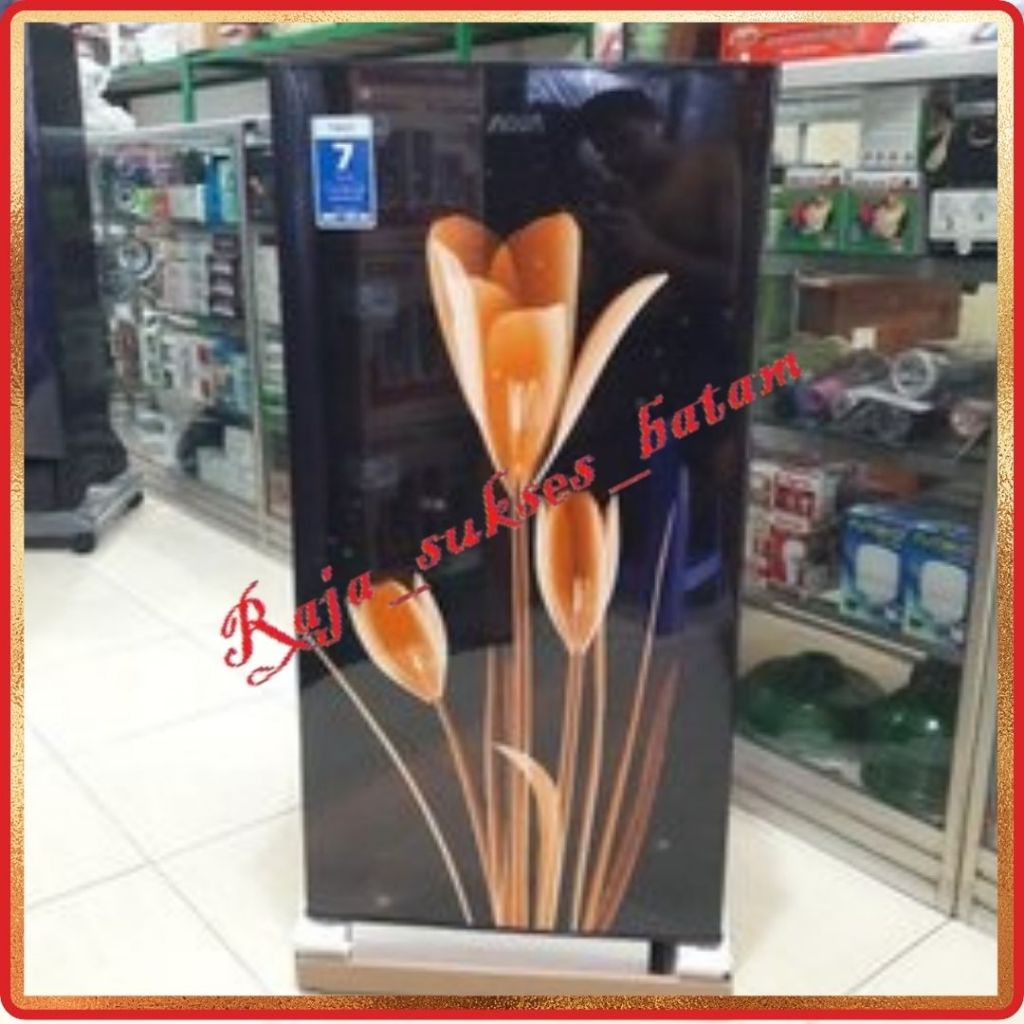 Jual KULKAS 1 PINTU AQUA AQR-D191 LK/LB MODEL BUNGA BATAM | Shopee ...