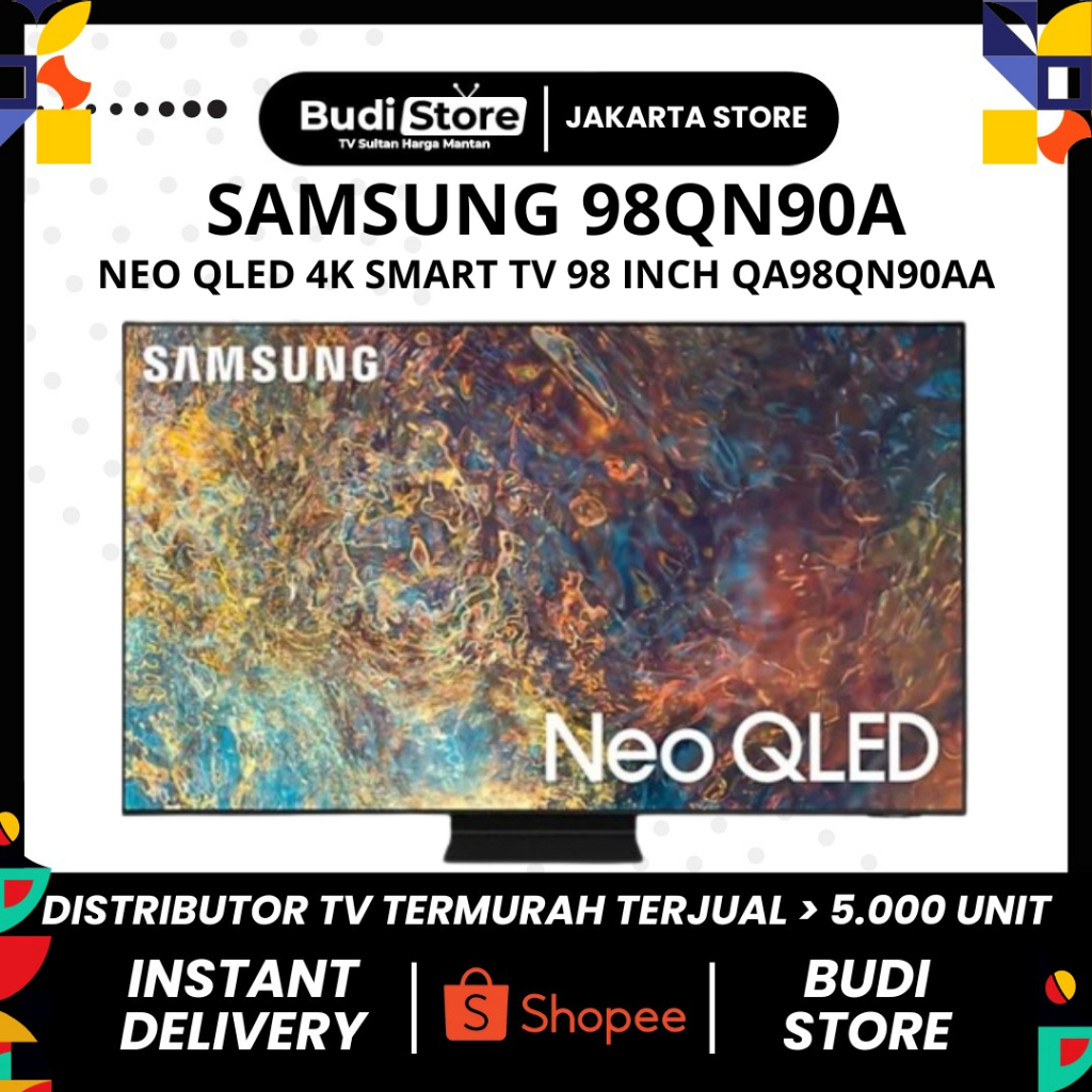 Jual SAMSUNG 98QN90A NEO QLED 4K SMART TV 98 INCH QA98QN90AAKXXD BUDI ...