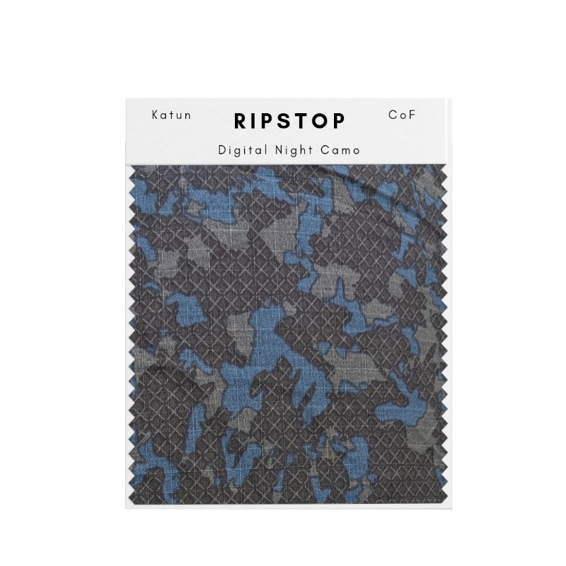Jual Kain Bahan Katun Ripstop Motif Digital Night Camo | Shopee Indonesia