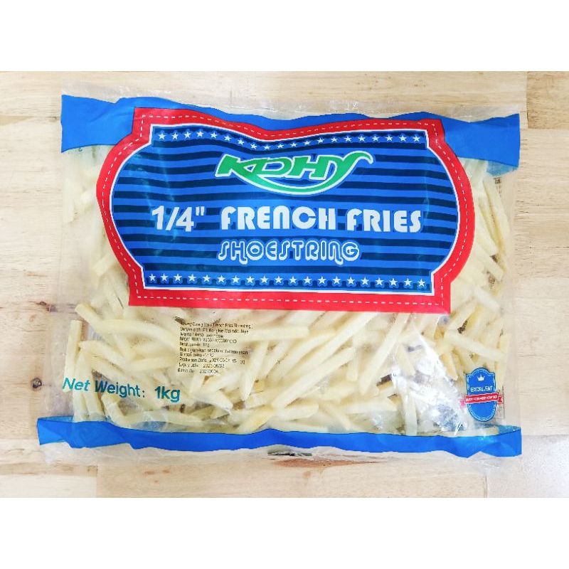 Jual KDHY KENTANG Goreng SHOESTRING 1KG/ FRENCH FRIES SHOESTRING ...