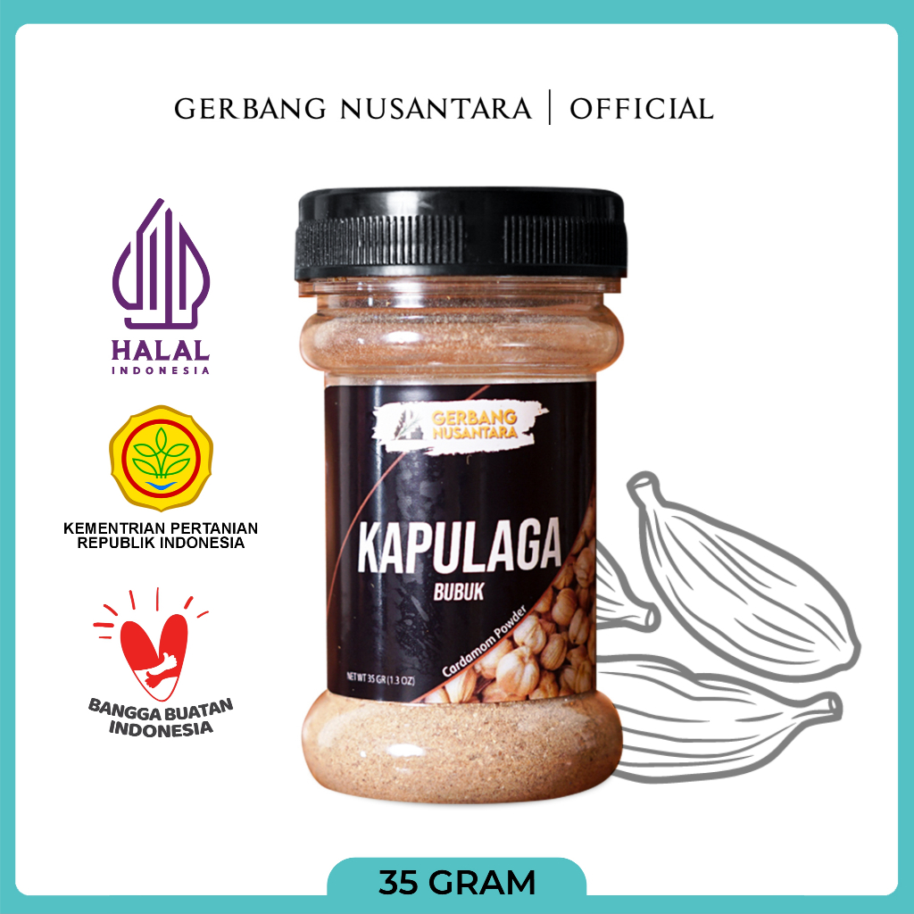 Jual Gerbang Nusantara - Kapulaga Putih Bubuk Bumbu Masak Dapur Rempah ...