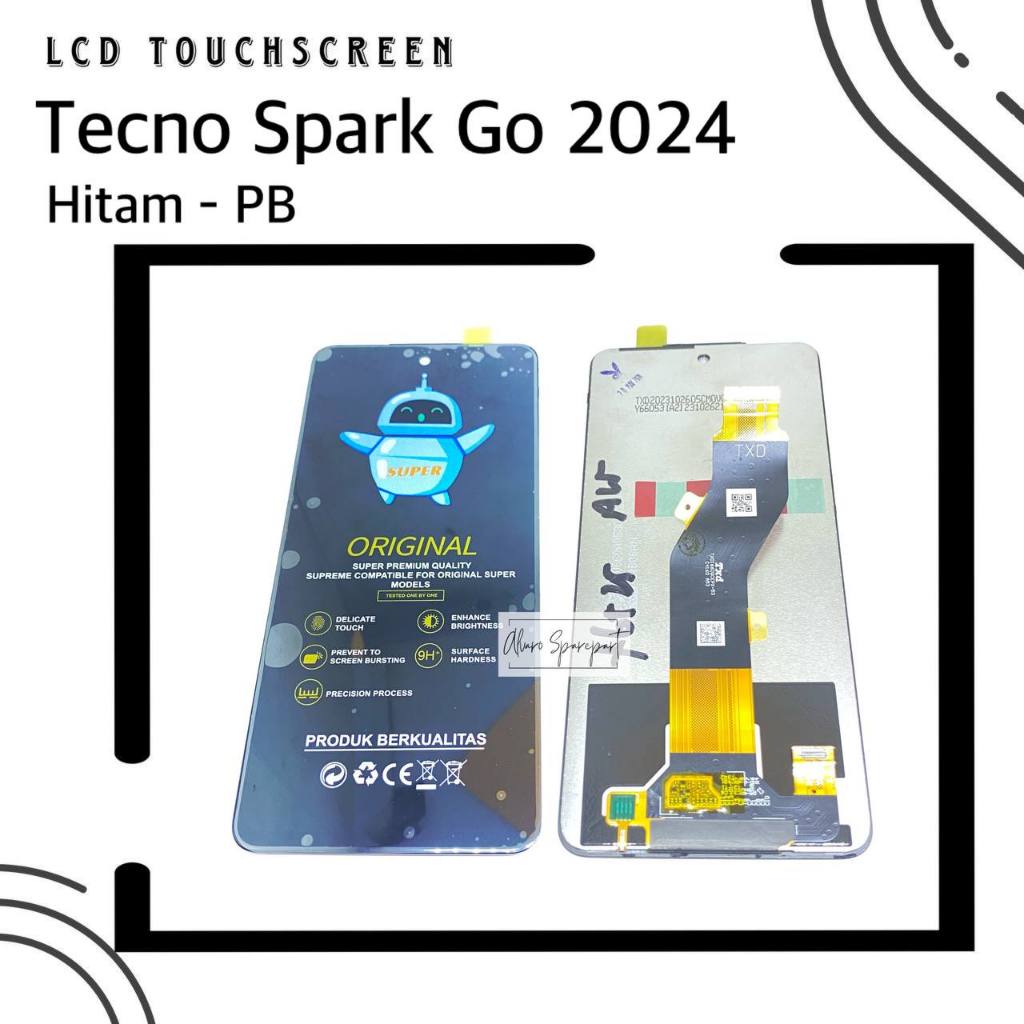 Jual LCD TOUCHSCREEN TECNO SPARK GO 2024 / BG6 FULLSET | Shopee Indonesia