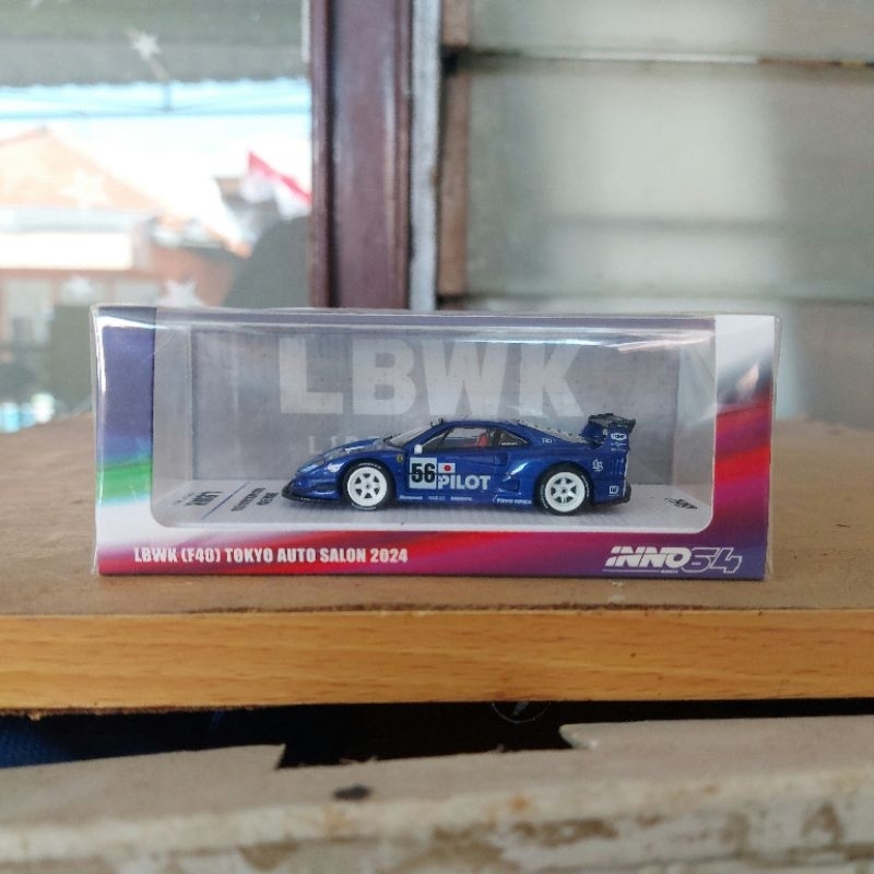 Jual Inno64 LBWK F40 PILOT Tokyo Auto Salon 2024 Blue Segel | Shopee ...
