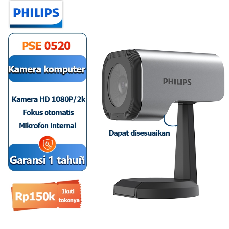 Jual Philips Webcam PSE0520 Smart Meeting Cam Laptop Computer PC 1080P ...