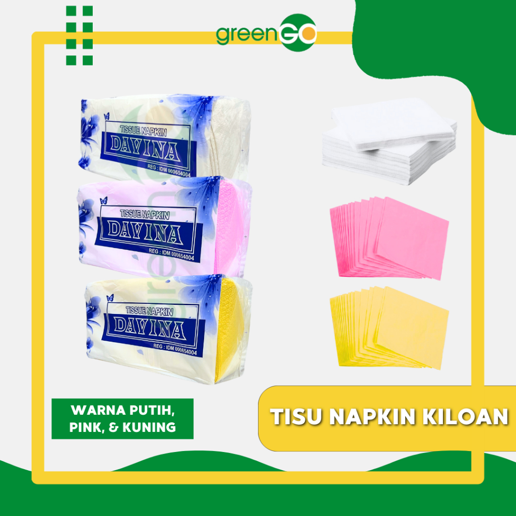 Jual TISSU NAPKIN KILOAN TISSU HAJATAN TISSU KILOAN DAVINA TISSU DAVINA ...