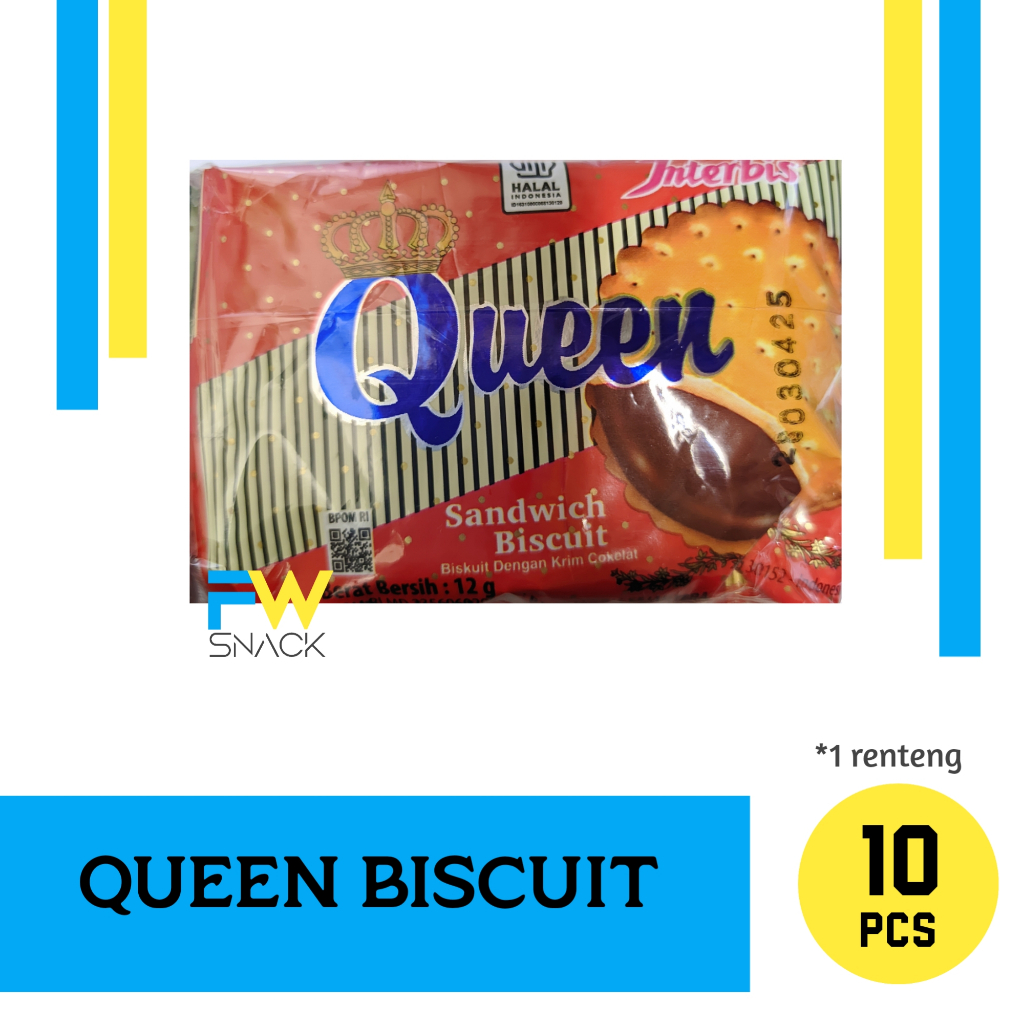 Jual biskuit jadul queen sandwich biscuit 1 renceng | Shopee Indonesia