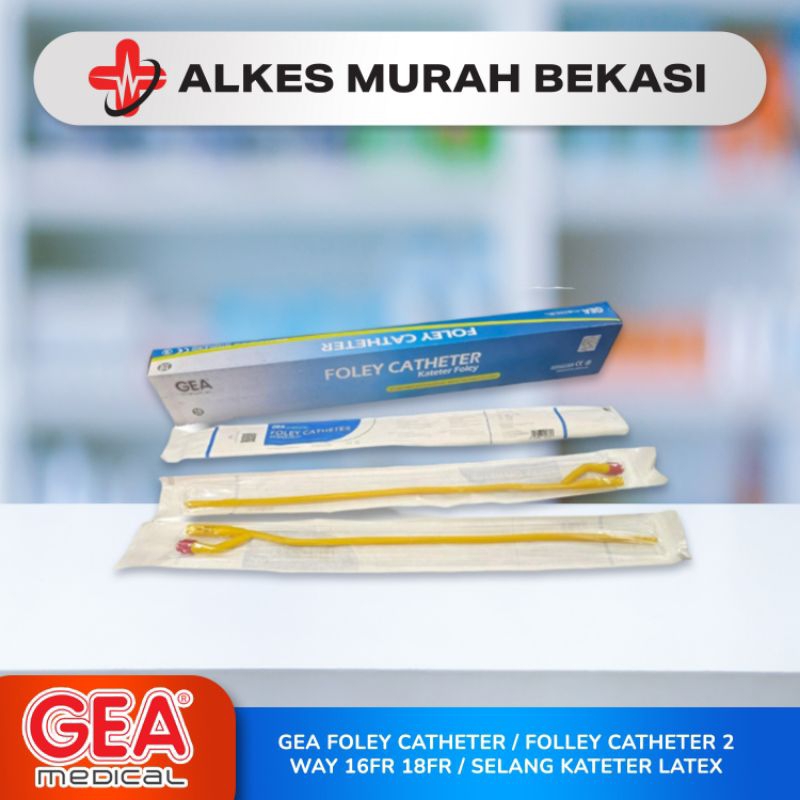 Jual GEA FOLEY CATHETER LATEX / SELANG KATETER / FOLLEY CATHETER 2 WAY ...