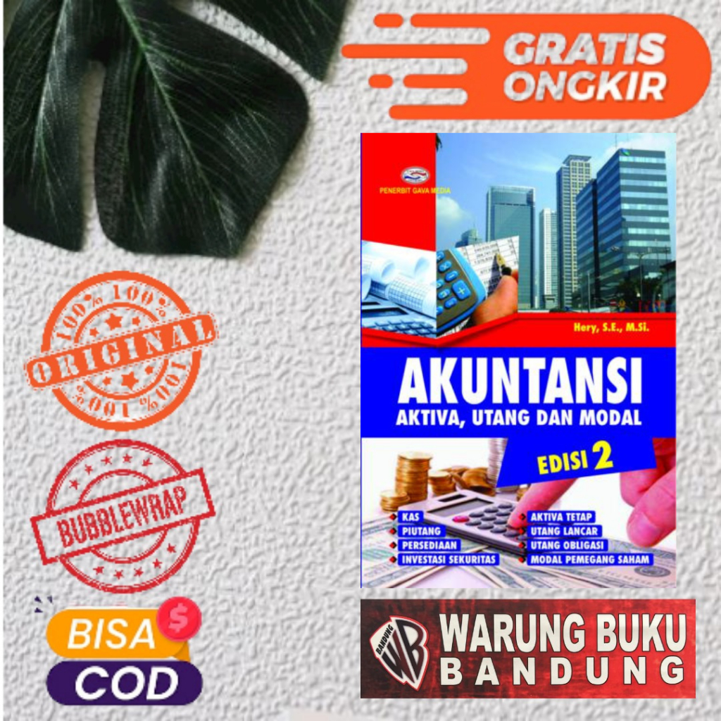 Jual Buku Akuntansi: Aktiva, Utang dan Modal Edisi 2 - Hery, S.E., M.Si ...
