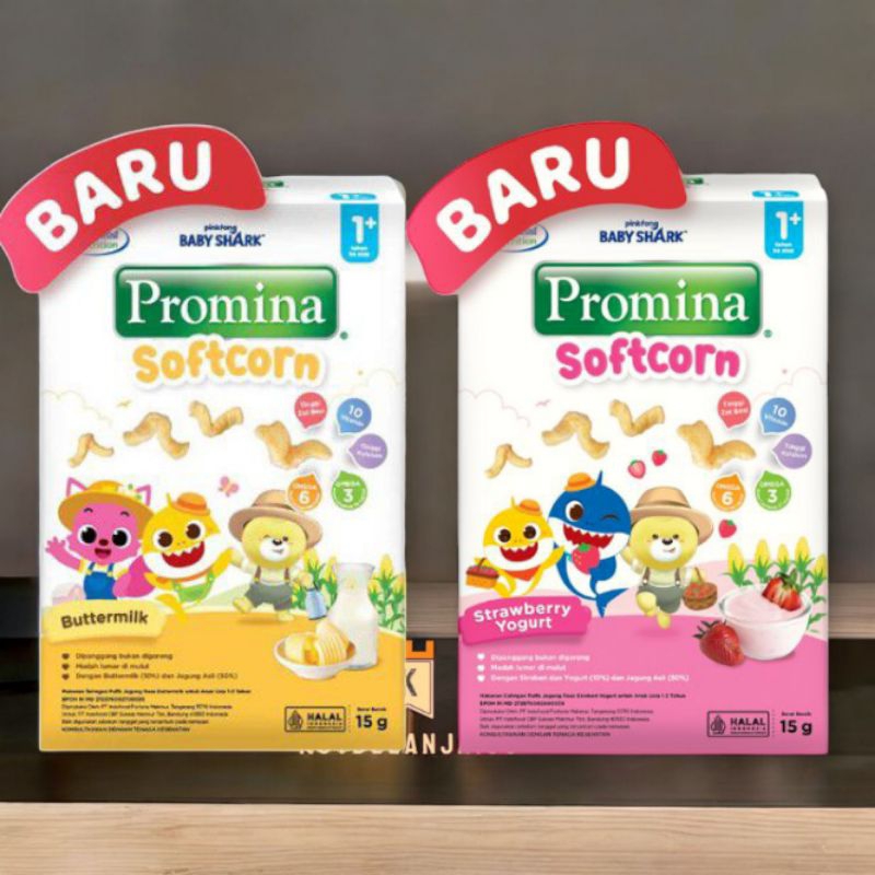 Jual Promina SoftCorn Snack Bayi Yogurt Stroberi 15g | Shopee Indonesia