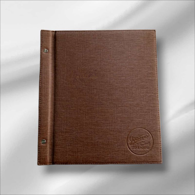 Jual sampul buku menu custom logo ukuran isi a4 | Shopee Indonesia