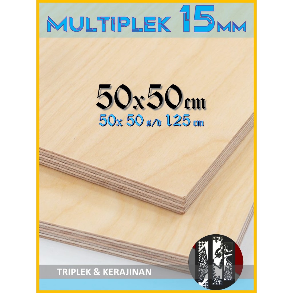 Jual Multiplek | Triplek 15mm 50 x (50 s/d 125 cm) || Triplek ...