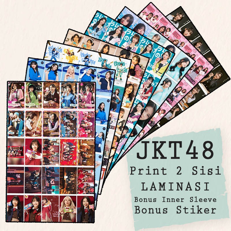 Jual Photocard Laminasi JKT48 25 Pcs Lomocard Merchandise Wota JKT48 New Era | Shopee Indonesia