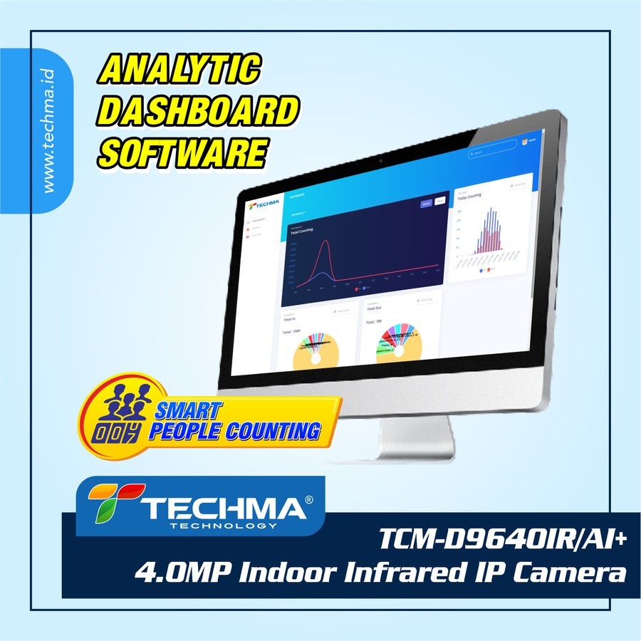 Jual Techma People Counting IP Camera (LISENCE) | Shopee Indonesia