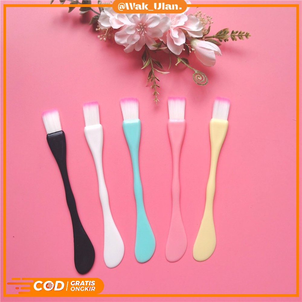 Jual Kuas Masker Wajah 2 In 1 / Kuas Masker Bulu / Brushes Make Up ...