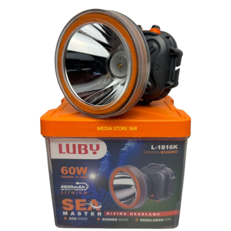 Jual SENTER KEPALA SELAM LED 60W LUBY L-1816L - SUPER TERANG - TAHAN ...