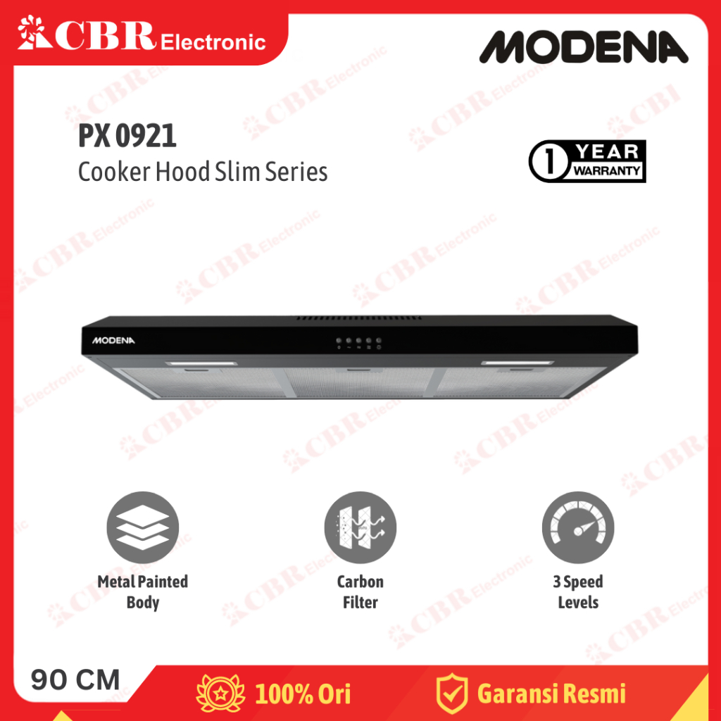 Jual Cooker Hood / Penghisap Asap MODENA PX 0921 DBBK (Slim Hood) 90 cm | Shopee Indonesia