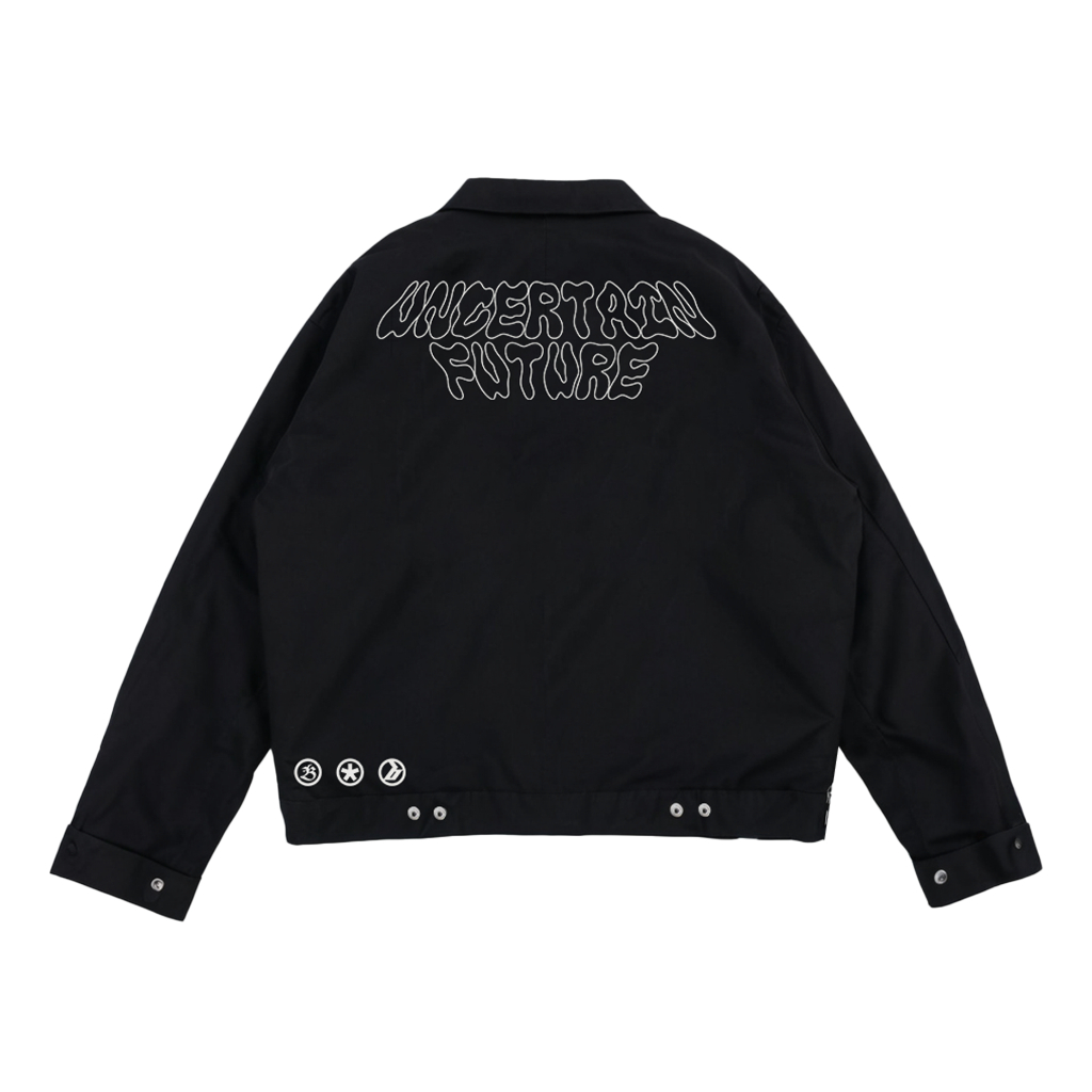 Jual Bitsnbobs76 Work Jacket Boxy Black Lucas | Shopee Indonesia