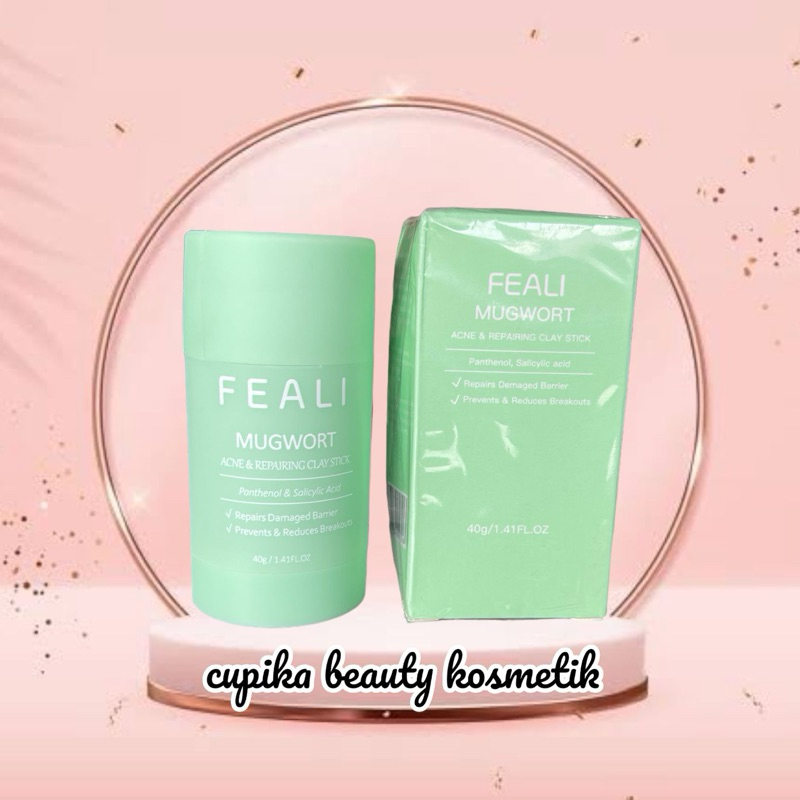 Jual [ua,x] FEALI STICK MUGOWRT MASK - MASKER WAJAH HIJAU FEALI BPOM 40 ...