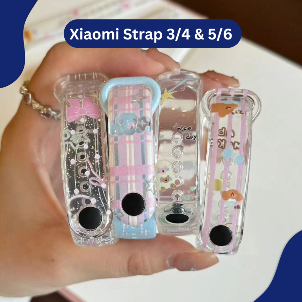 Jual Glacier Motif Strap Untuk M3 M4 M5 M6 Tali untuk Mband 3 Mband 4 Mband 5 Mband 6 Tali ...