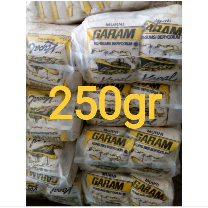 Jual Garam cap kapal 250gr x 40 pcs per dus | Shopee Indonesia