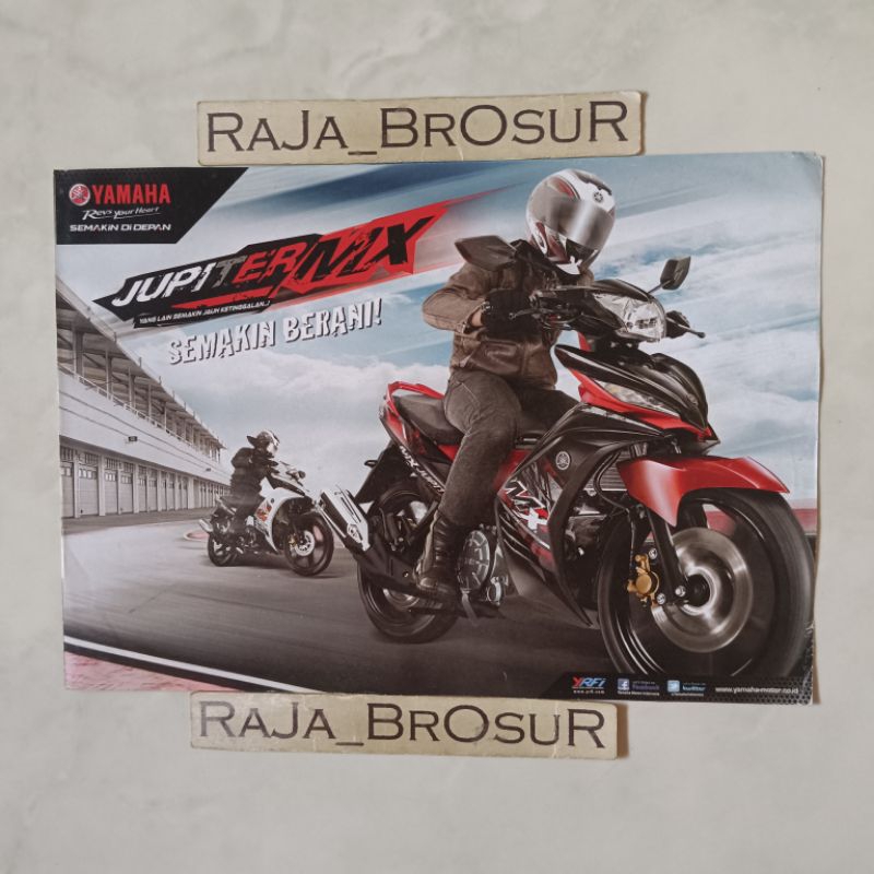 Jual Poster brosur katalog leaflet Yamaha Jupiter MX 135 LC/Jupiter MX ...