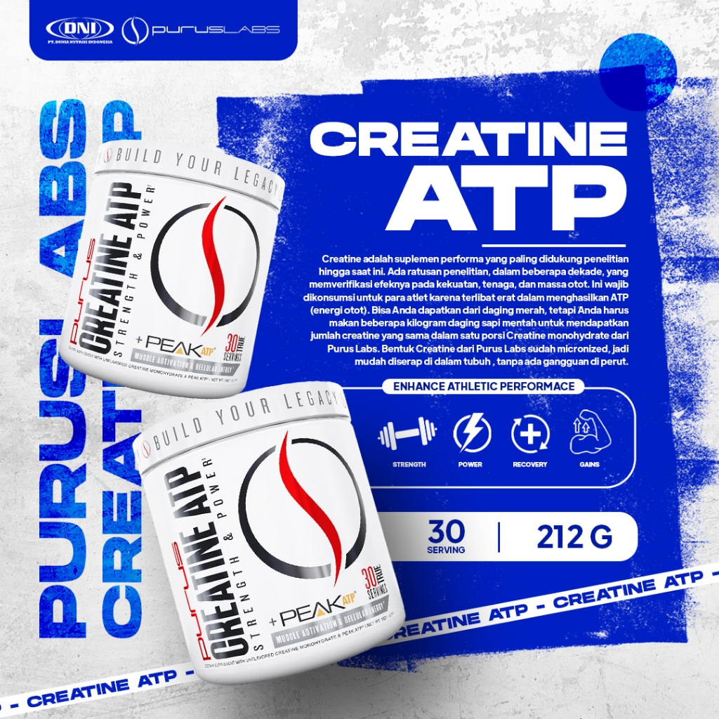 Jual CREATINE ATP 212 GRAMS (30 SERVING) | Shopee Indonesia