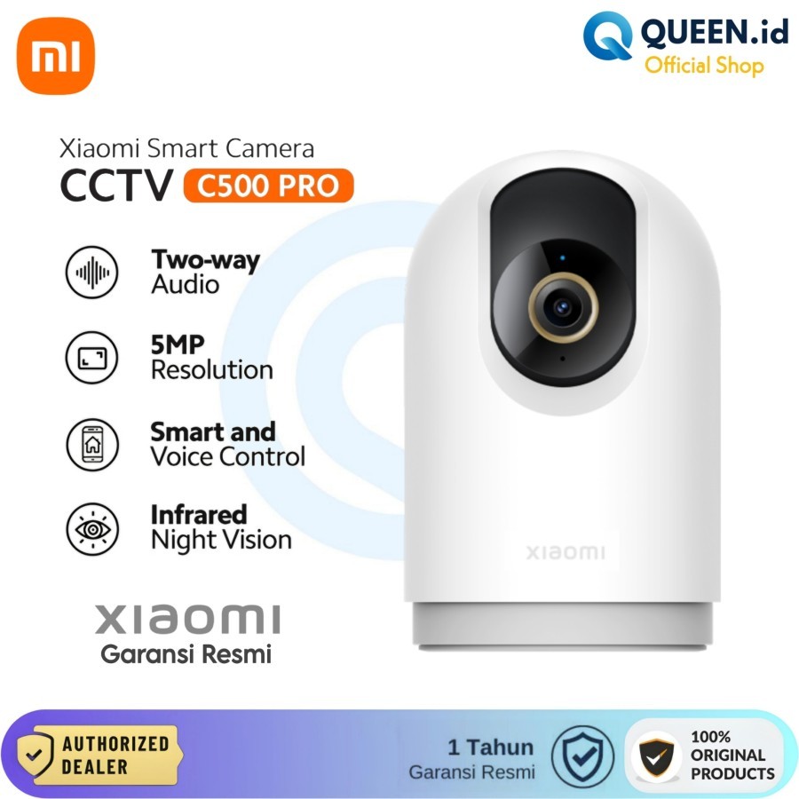 Jual Xiaomi Mi Home Security C500 PRO 3K 5MP HDR Ultra-clear 360° Smart AI IP Camera CCTV PTZ ...