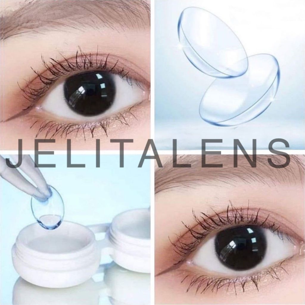 Jual J73 Softlens Bening 6 Bulan Pemakaian / Softlens Clear / Softlens ...