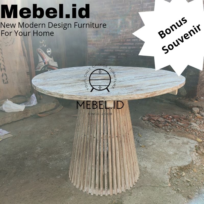 Jual Meja Bulat #BV5 | Shopee Indonesia