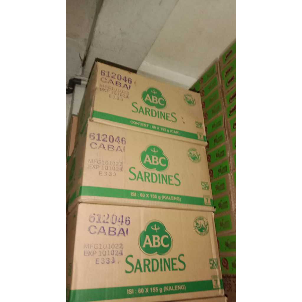 Jual ABC SARDEN 155GR 1 DUS ISI 60 KALENG / SARDEN ABC KECIL 155GR ...