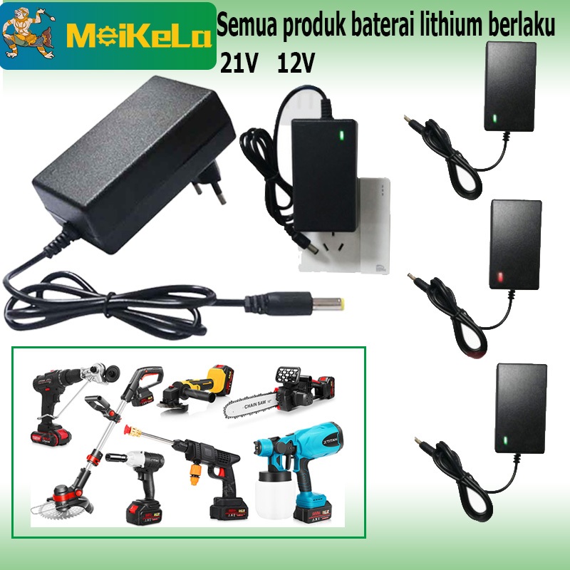 Jual Charger Cas Mesin Bor Cordless Drill/Power Supply Adaptor /Adapter ...