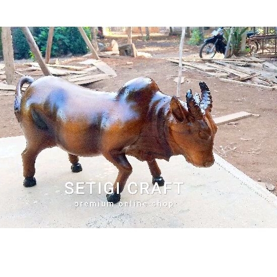 Jual Patung Sapi Patung Kayu | Shopee Indonesia