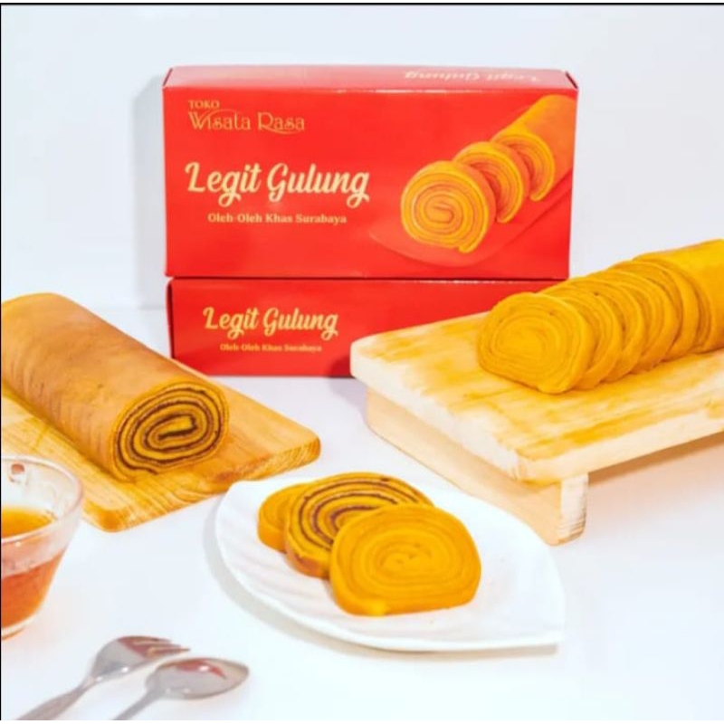 Jual Wisata Rasa Surabaya Kue Lapis Legit Gulung | Shopee Indonesia
