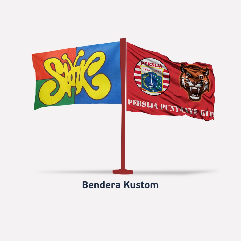 Jual Custom Cetak Bendera Kain Satin | Shopee Indonesia